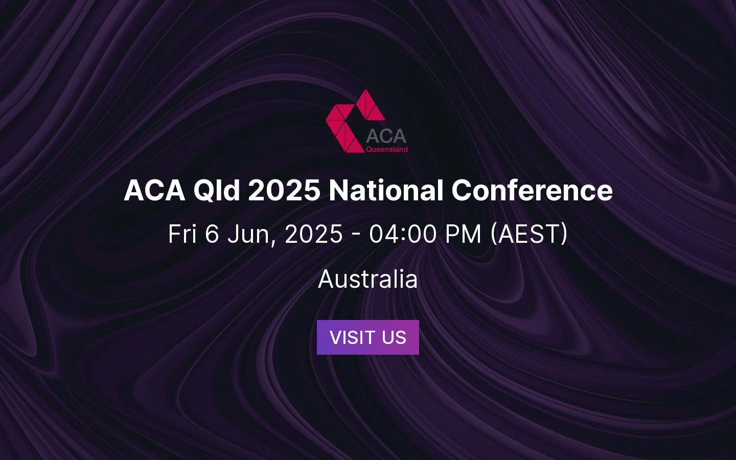 ACA Qld 2025 National Conference